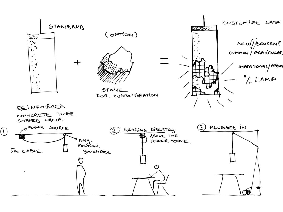 Slash lamp by Dragos Motica - Design Father