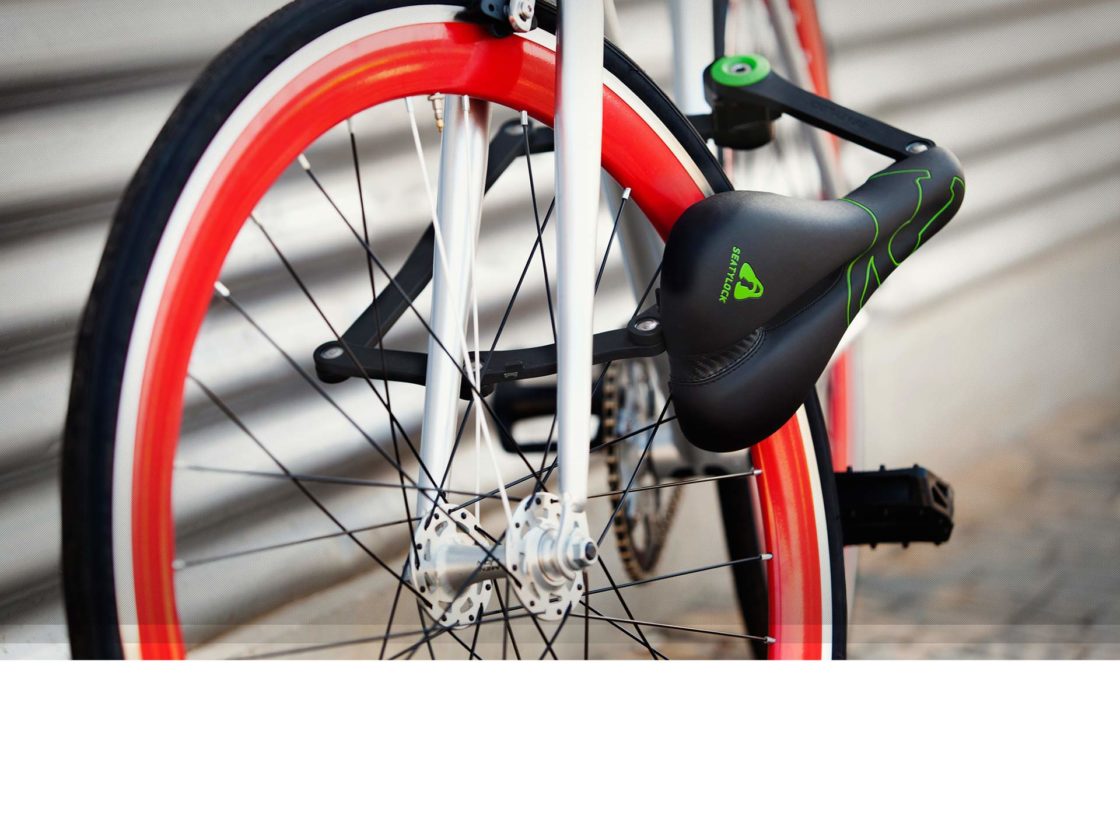 SEATYLOCK- Bicycle Saddle & Lock in One - Design Father