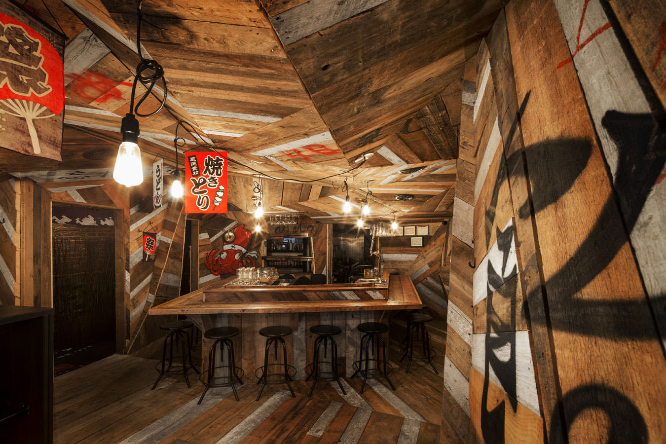 Kinoya Restaurant designed by Jean de Lessard - Design Father